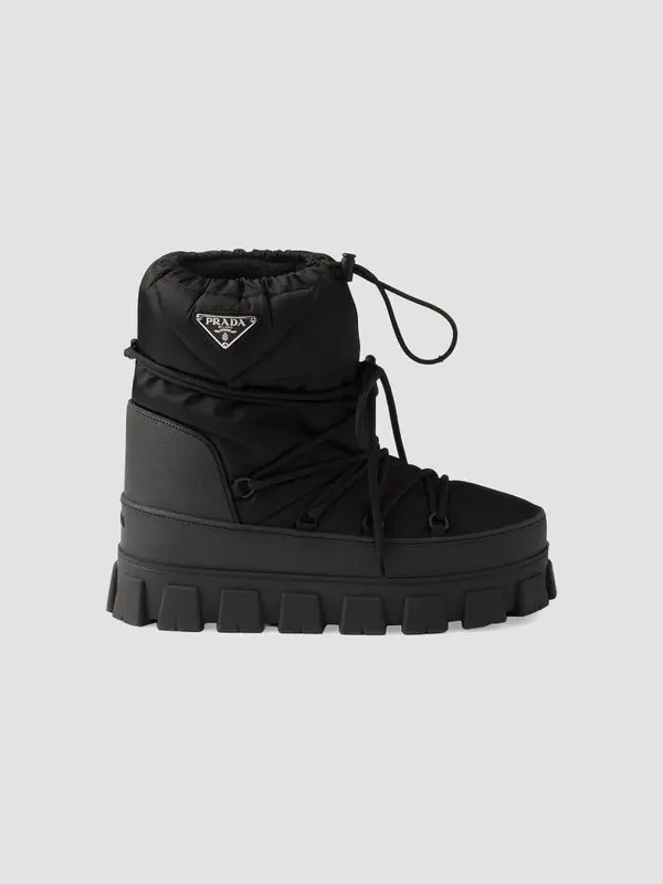 Prada Re-nylon Gabardine Après Ski Booties