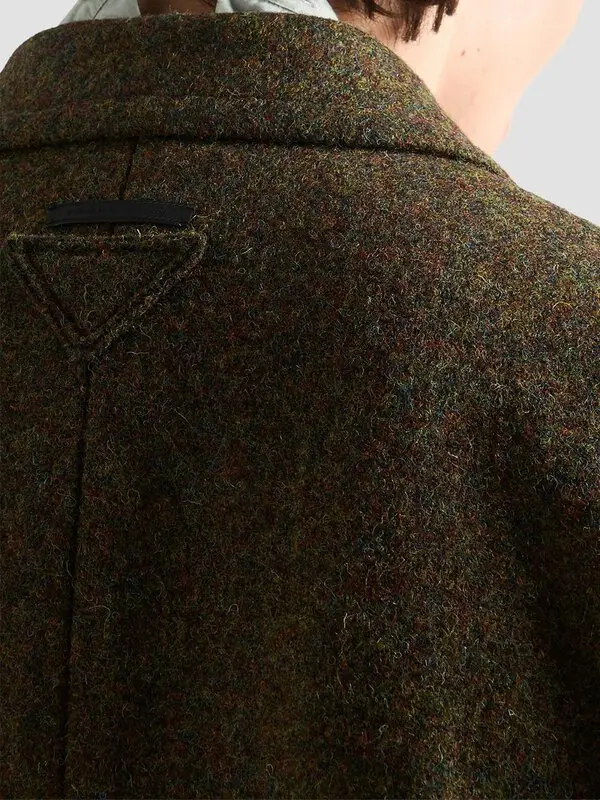 Prada Single-breasted Wool Coat