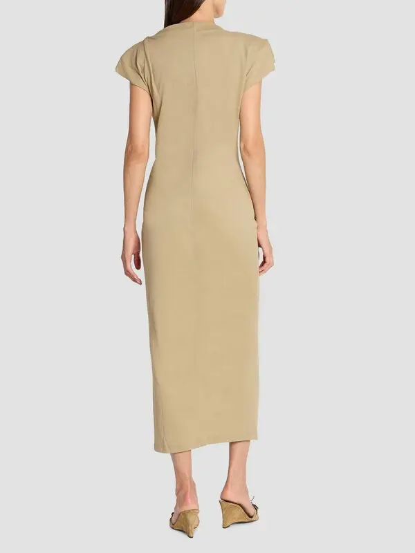 Isabel Marant Étoile Nadela Cap-sleeve Cotton Midi-dress