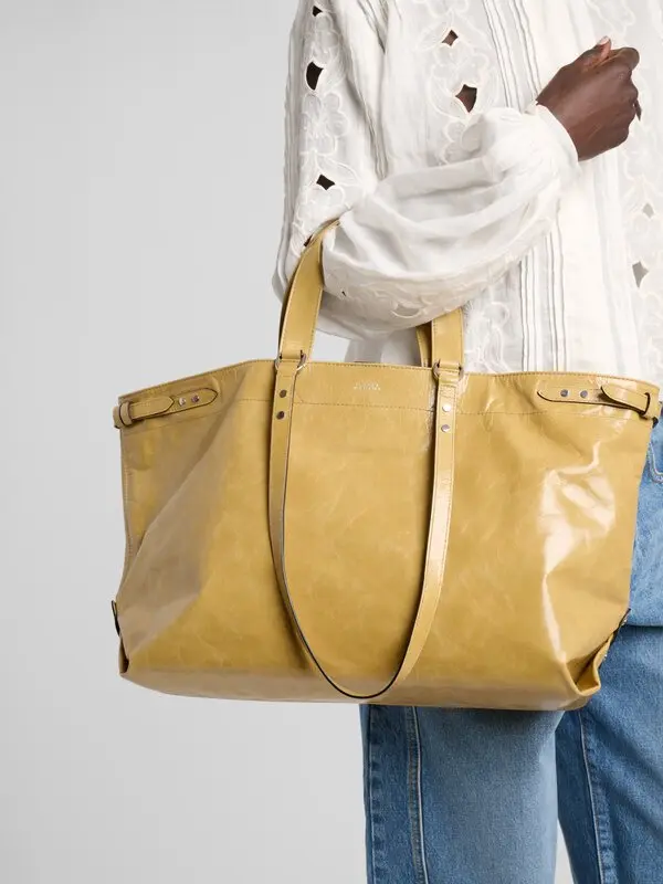 Isabel Marant Étoile Winna Leather Tote - Beige