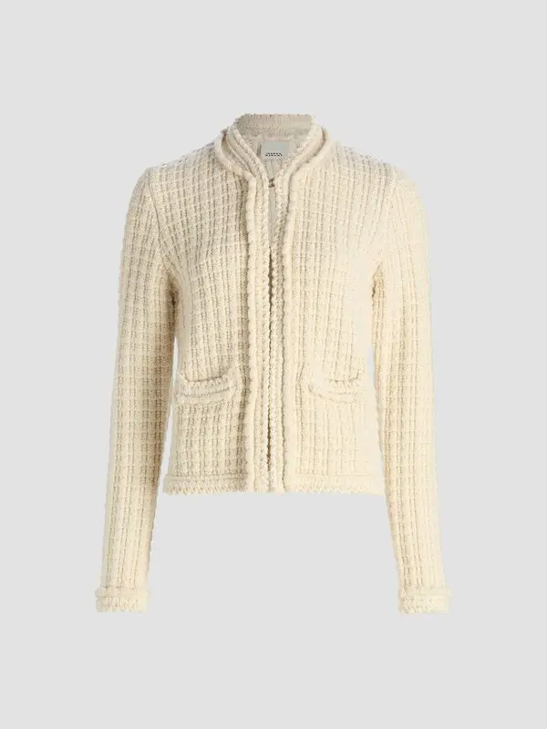 Isabel Marant Étoile Hortense Quilted Wool-alpaca Cardigan