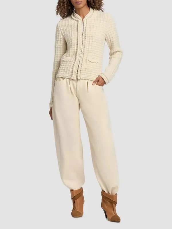 Isabel Marant Étoile Hortense Quilted Wool-alpaca Cardigan