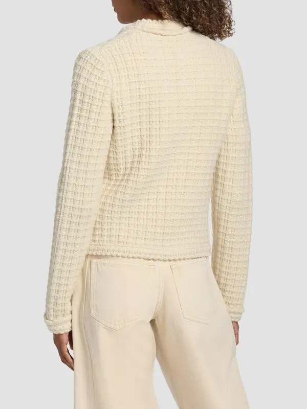 Isabel Marant Étoile Hortense Quilted Wool-alpaca Cardigan