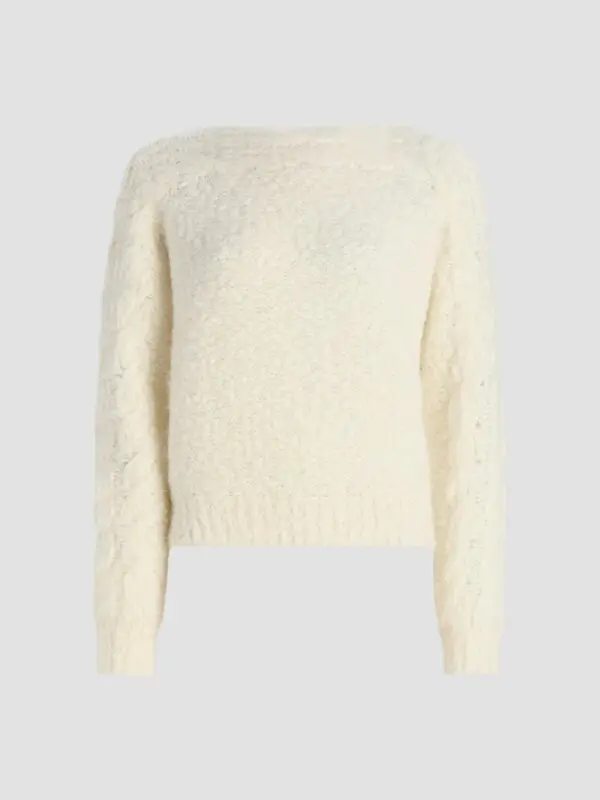 Isabel Marant Étoile Ponara Wool-blend Sweater - Ecru