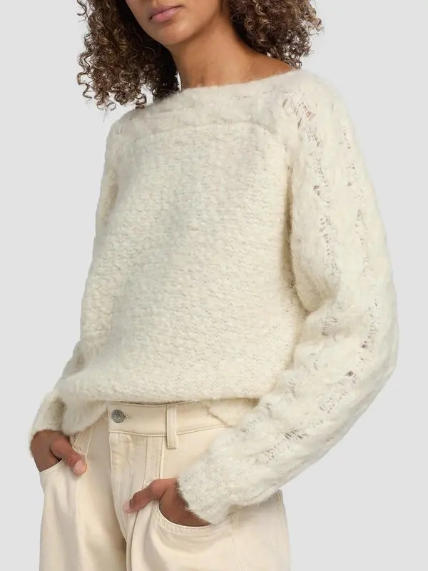 Isabel Marant Étoile Ponara Wool-blend Sweater - Ecru