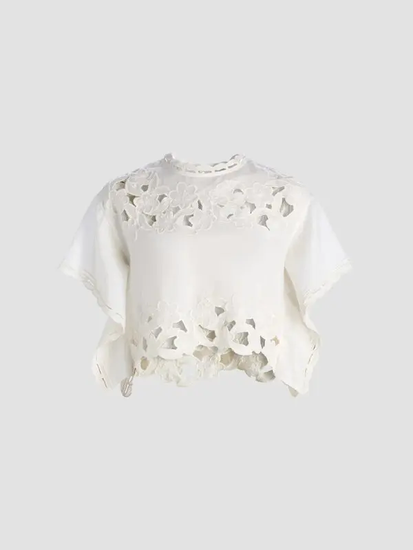 Isabel Marant Étoile Relda Embroidered Top