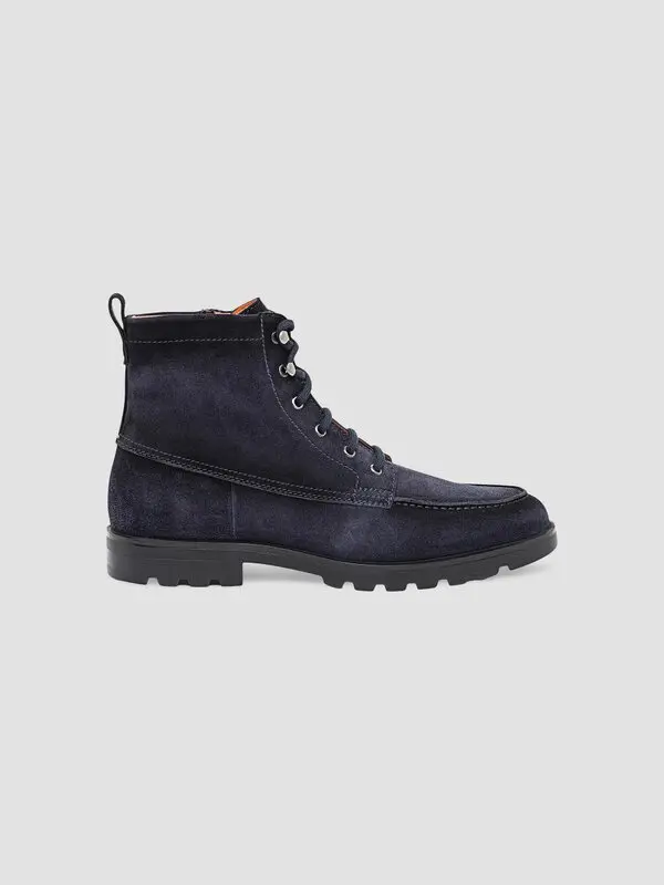 Santoni Flair Suede Boots