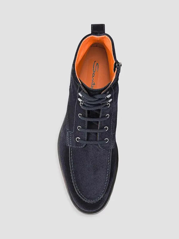 Santoni Flair Suede Boots