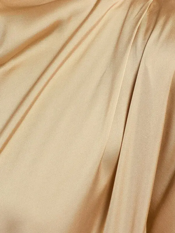 Isabel Marant Étoile Neline Draped Satin Shirtdress