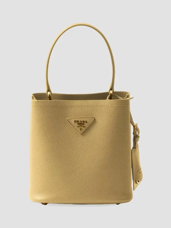 Prada Panier Saffiano Leather Bucket Bag