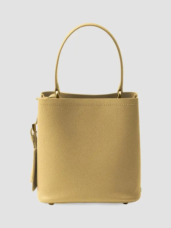 Prada Panier Saffiano Leather Bucket Bag