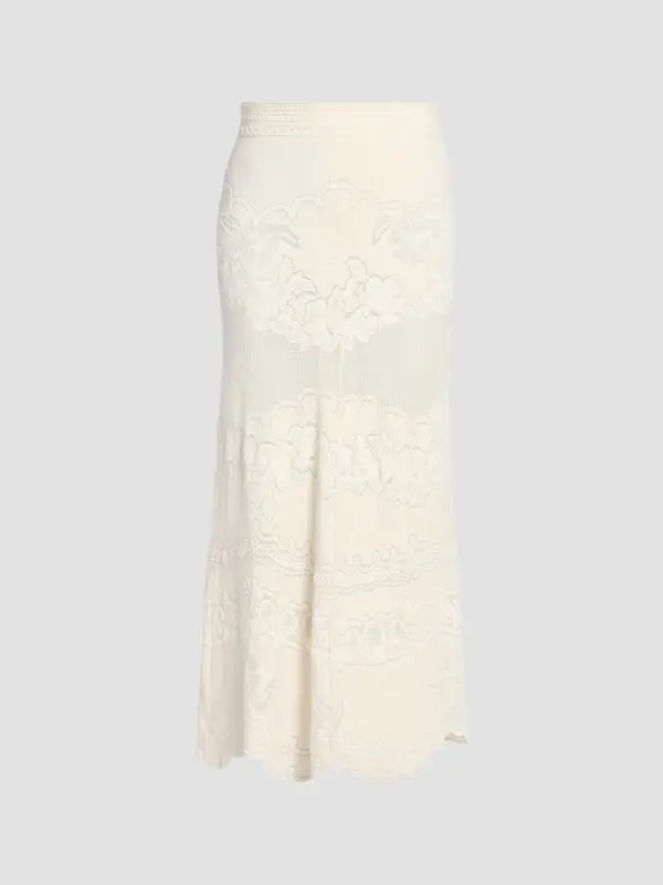 Isabel Marant Étoile Sanaya Cotton Lace Maxi Skirt - Ecru