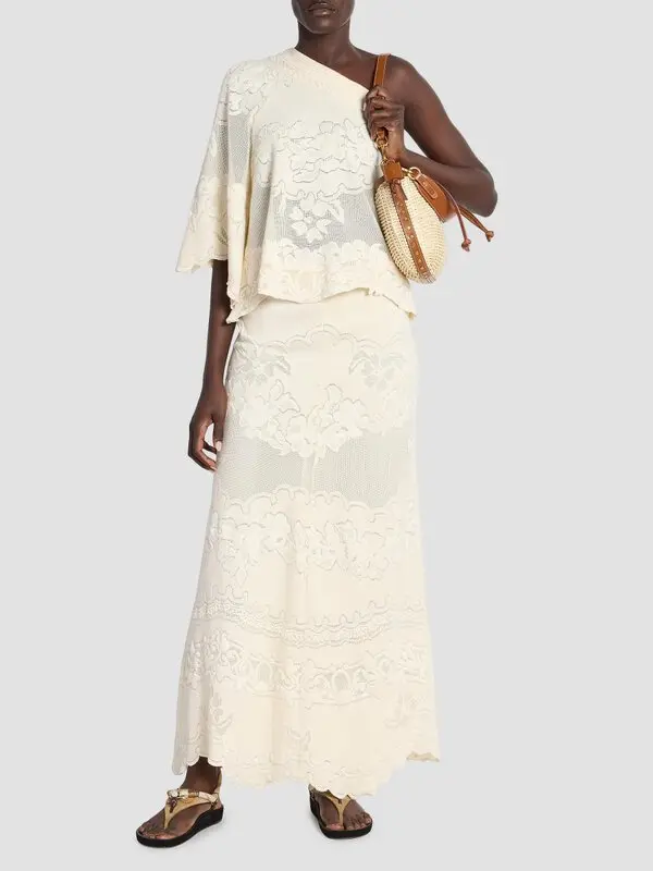 Isabel Marant Étoile Sanaya Cotton Lace Maxi Skirt - Ecru