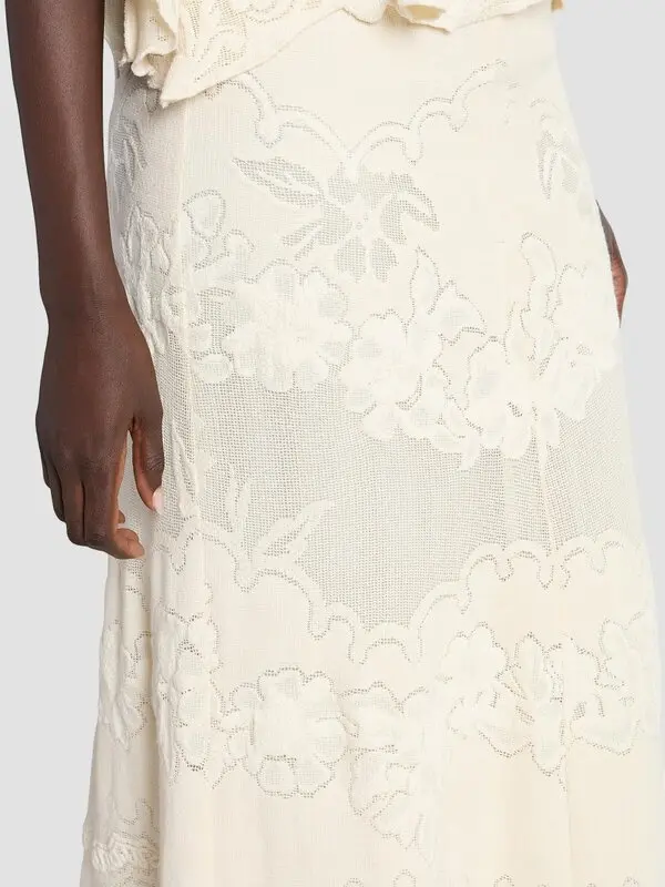 Isabel Marant Étoile Sanaya Cotton Lace Maxi Skirt - Ecru