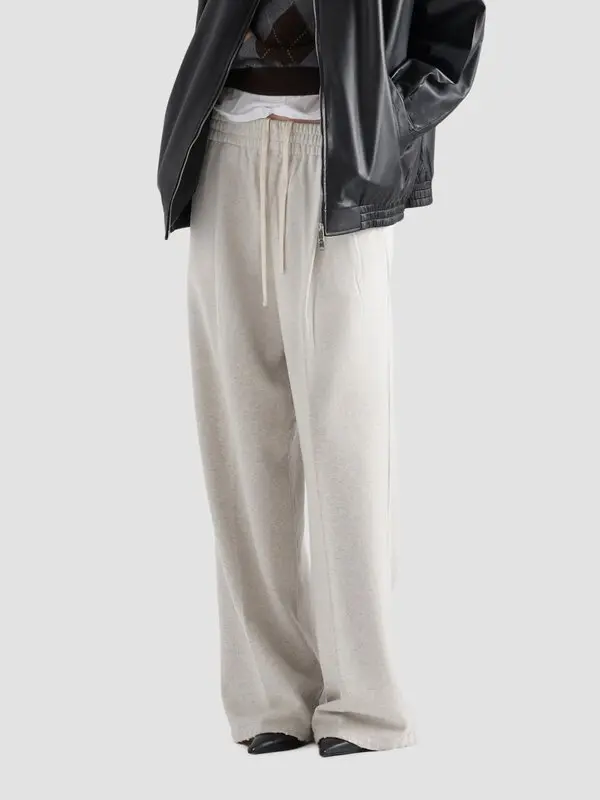 Prada Cotton Fleece Pants - Grey