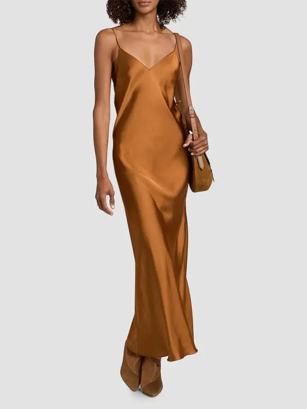 Isabel Marant Étoile Nevana Satin Bias Slip Gown