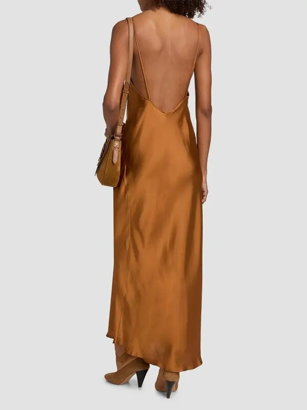 Isabel Marant Étoile Nevana Satin Bias Slip Gown