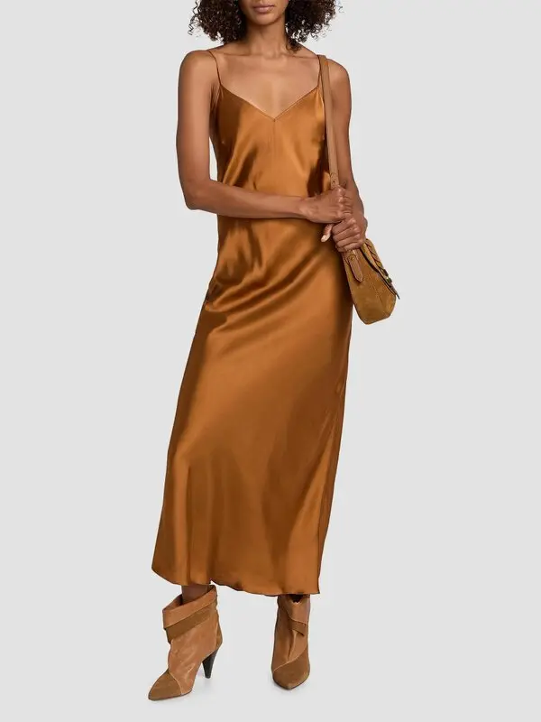 Isabel Marant Étoile Nevana Satin Bias Slip Gown