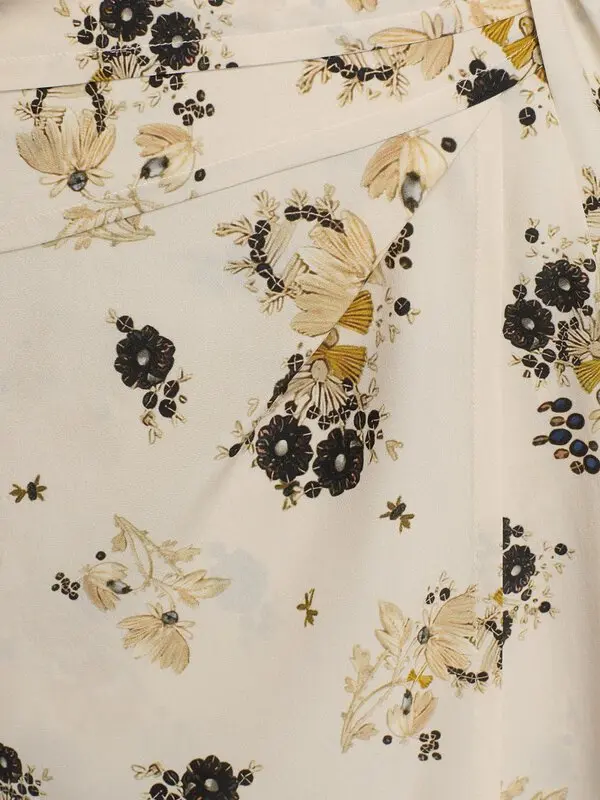 Isabel Marant Étoile Faniry Floral Silk Midi-skirt