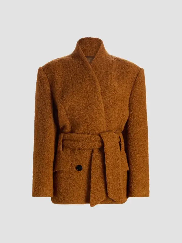 Isabel Marant Étoile Syndra Wool-blend Belted Jacket