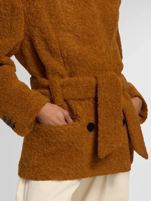 Isabel Marant Étoile Syndra Wool-blend Belted Jacket