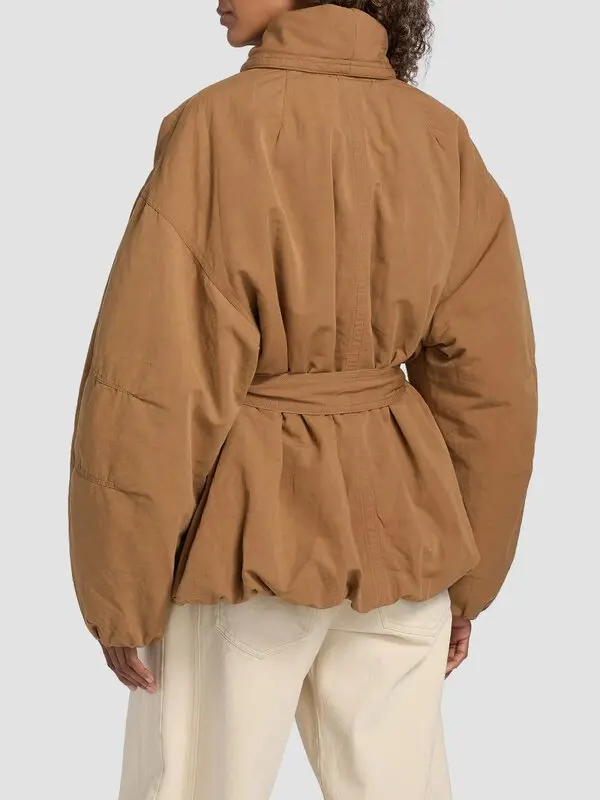 Isabel Marant Étoile Volinda Cotton-linen Belted Coat
