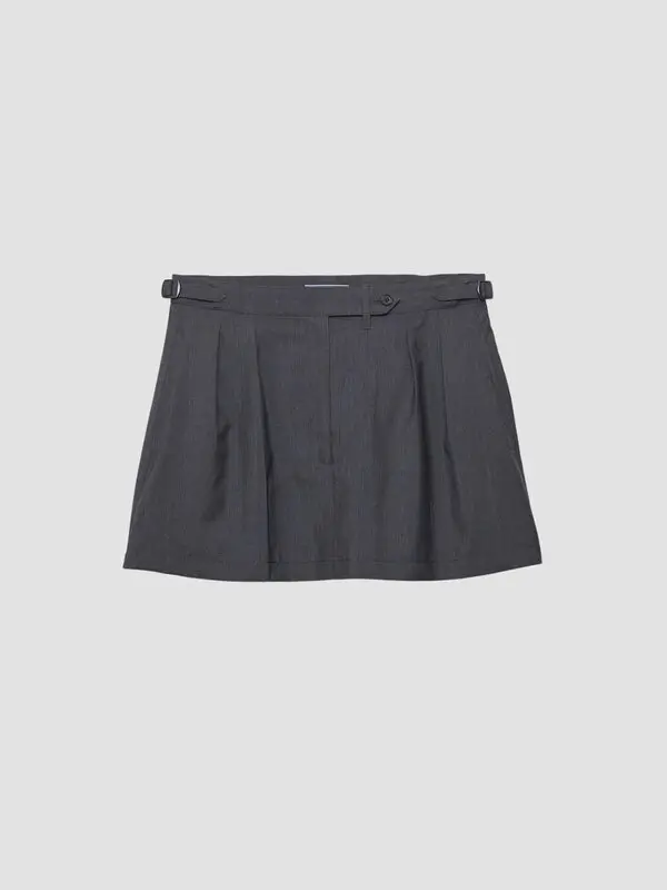 Prada Light Mohair Mini Skirt