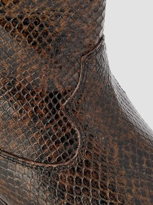 Isabel Marant Étoile Duerto 40mm Leather Cowboy Boots - Mocha