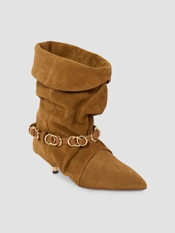 Isabel Marant Étoile Edrik Rings 45mm Suede Ankle Boots