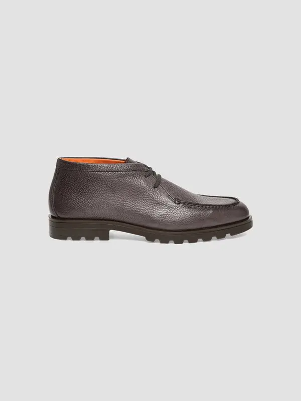 Santoni Rock Leather Chukka Boots