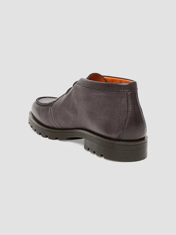 Santoni Rock Leather Chukka Boots