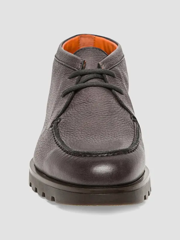 Santoni Rock Leather Chukka Boots