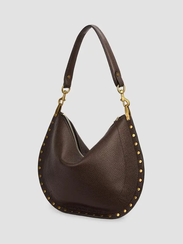 Isabel Marant Étoile Oskan Soft Zip Leather Shoulder Bag