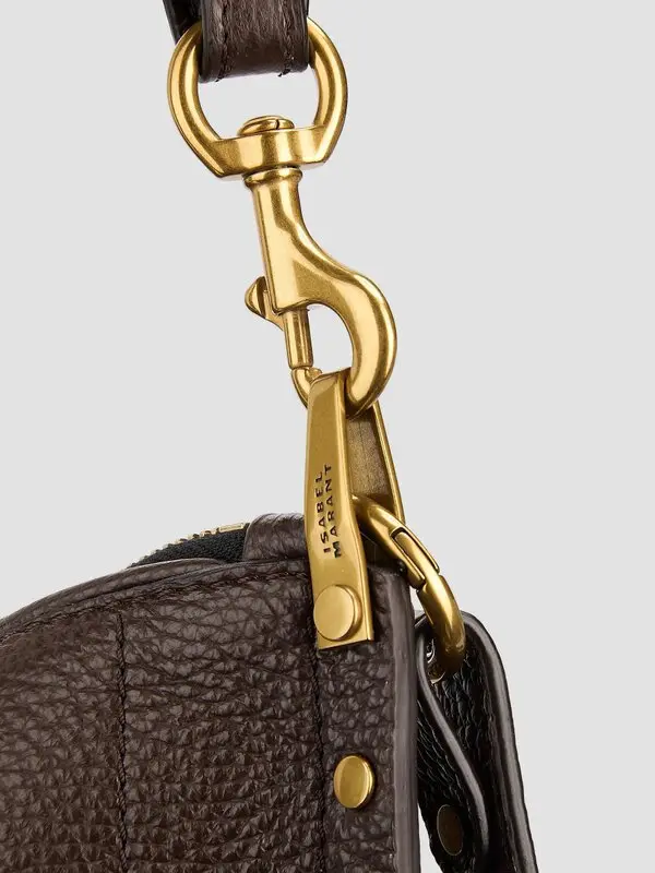 Isabel Marant Étoile Oskan Soft Zip Leather Shoulder Bag