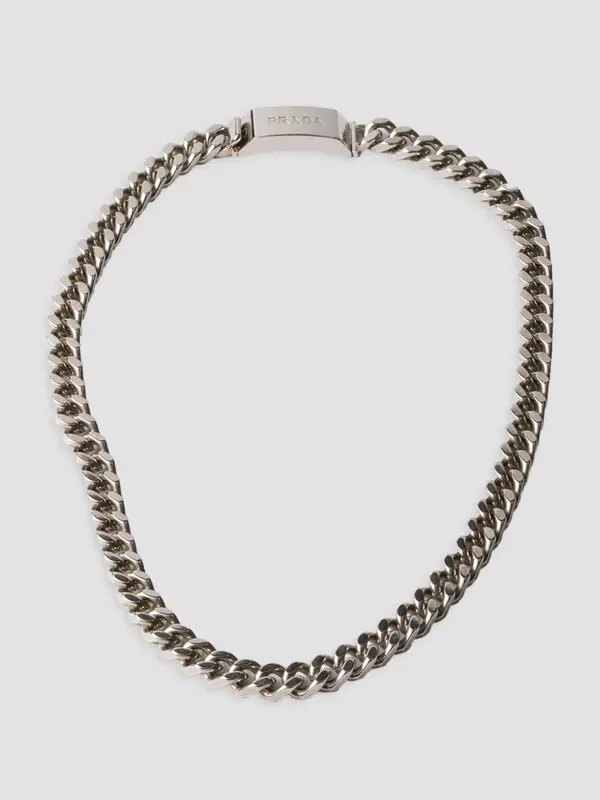 Prada Sterling Chain Necklace