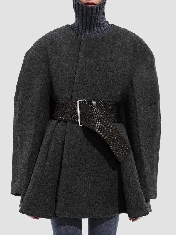 Bottega Veneta Intrecciato Nappa Leather Belt