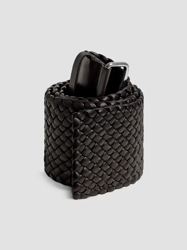 Bottega Veneta Intrecciato Nappa Leather Belt