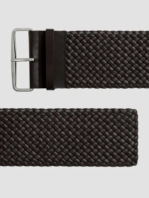 Bottega Veneta Intrecciato Nappa Leather Belt