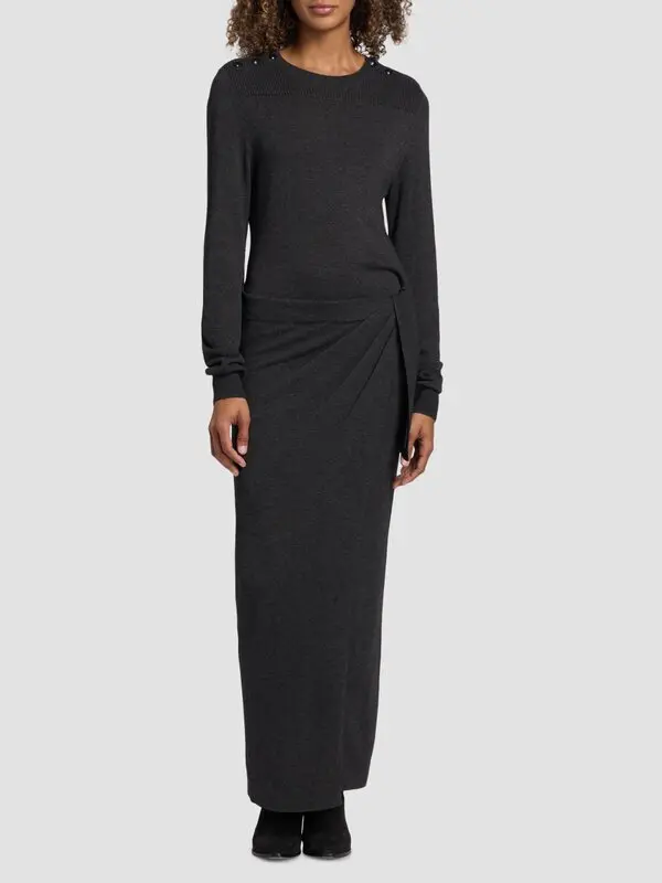 Isabel Marant Étoile Jozira Draped Sweaterdress