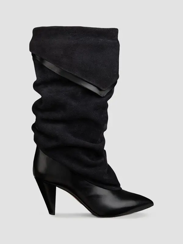 Isabel Marant Étoile Lezra 75mm Slouchy Leather Boots