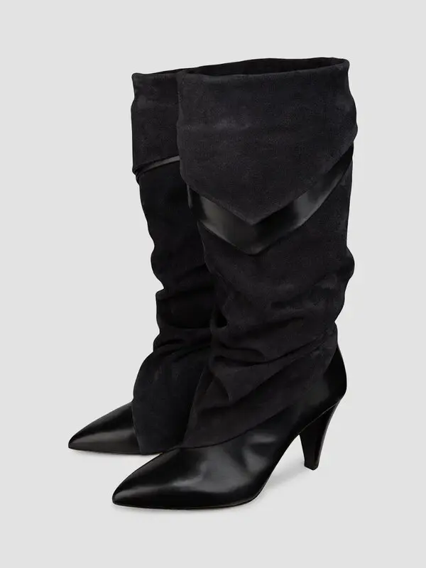 Isabel Marant Étoile Lezra 75mm Slouchy Leather Boots