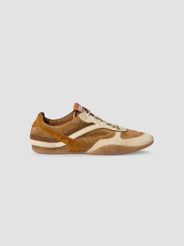 Miu Miu Gymnasium Suede Sneakers