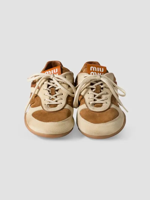 Miu Miu Gymnasium Suede Sneakers
