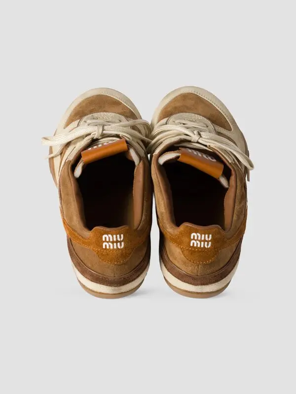 Miu Miu Gymnasium Suede Sneakers