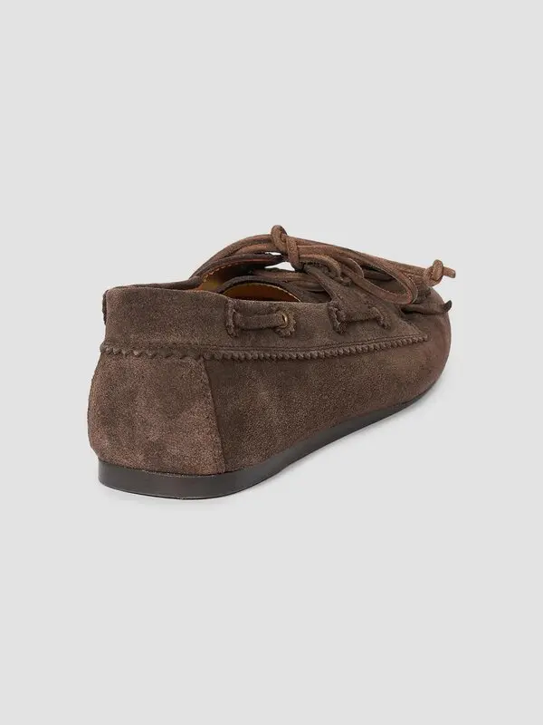 Isabel Marant Étoile Fersi Tassel-trim Suede Loafers