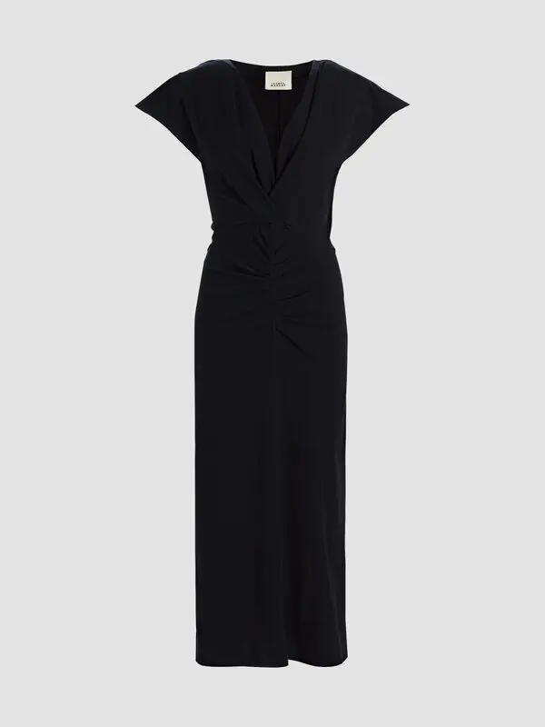 Isabel Marant Étoile Nadra Draped Cotton Maxi Dress