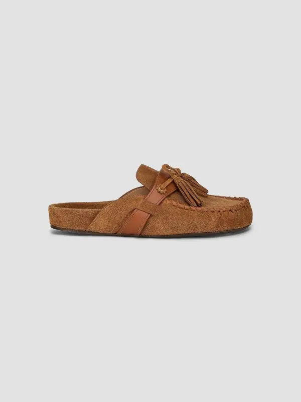 Isabel Marant Étoile Malvin Suede Mules - Cognac
