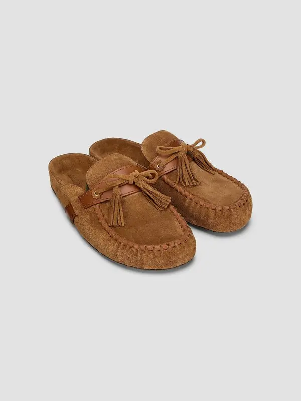 Isabel Marant Étoile Malvin Suede Mules - Cognac