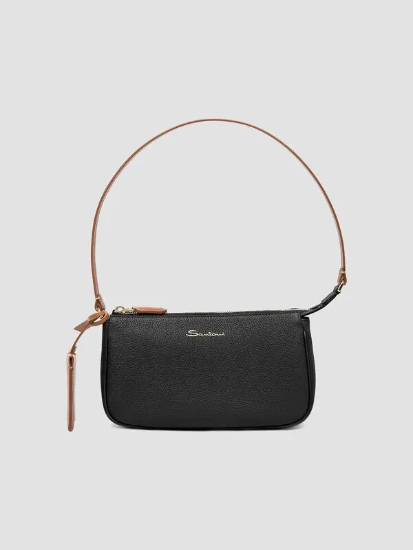 Santoni Mini Leather Shoulder Bag