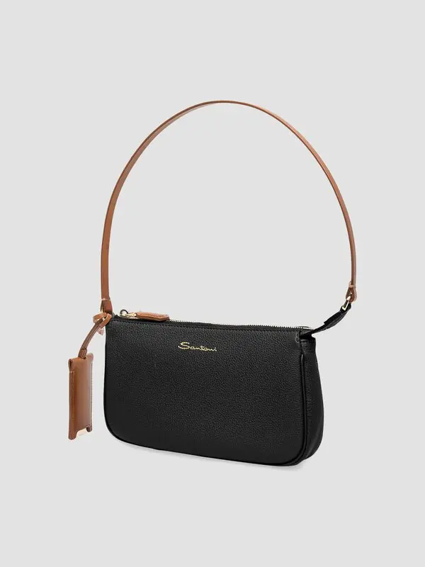 Santoni Mini Leather Shoulder Bag